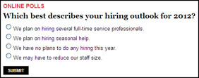 PCT Reader Poll: 2012 Hiring - Pest Control Technology