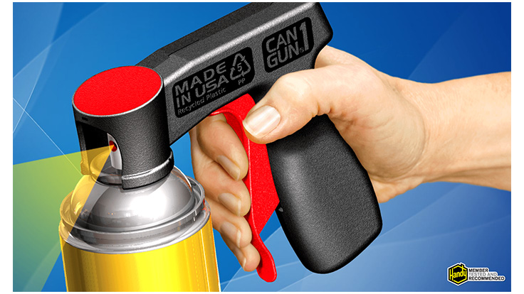 CanGun1 Transforms Aerosol Cans into Professional Style Spray Guns ...