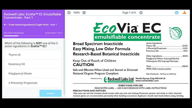EcoVia EC Label Training Modules Now Live on PCT's DLC - Pest Control ...