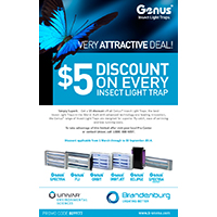 $5 Discount on all Genus Insect Light Traps - Pest Control Technology
