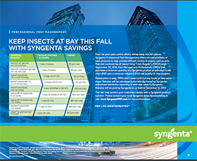 Syngenta Announces 2014 Fall Savings Program - Pest Control Technology