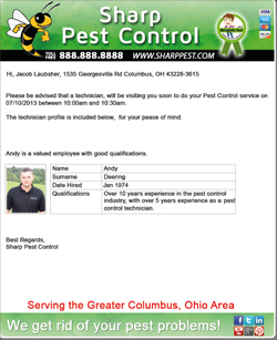 Service Pro Offers Service Notification Emails - Pest Control Technology
