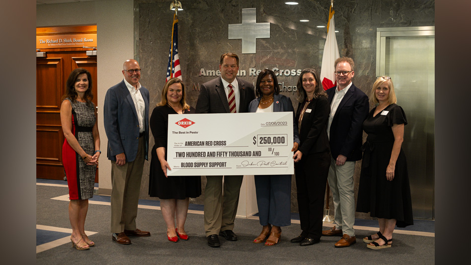 Orkin Donates $250,000 to American Red Cross - Pest Control Technology