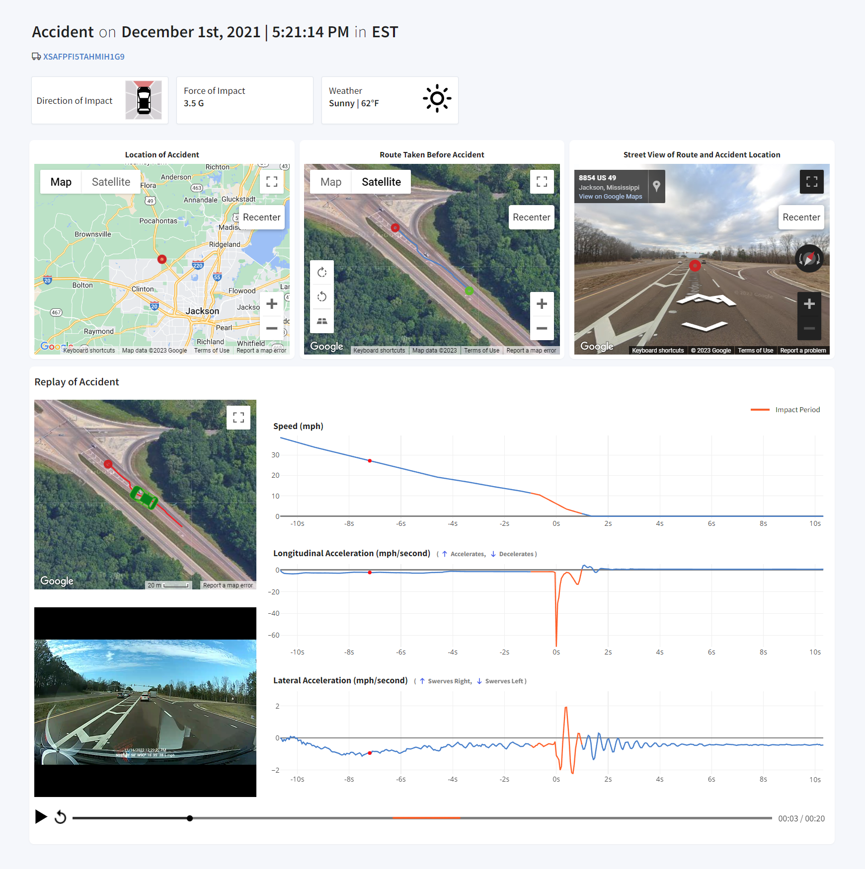 Azuga Unveils Telematics-Driven Collision Reconstruction Solution ...